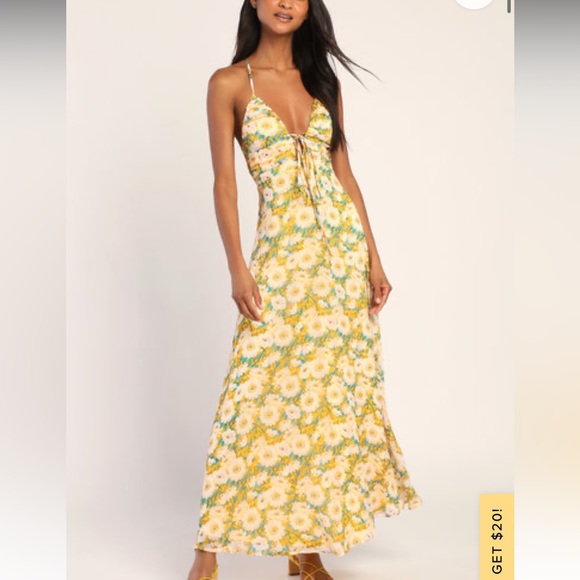 Lulus | Dresses | Lulus Yellow Summer Dress | Poshmark